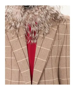 Valentino Garavani Windowpane Check Double-breasted Blazer