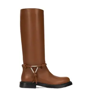 Bottega Veneta Knee High Boots - Brown