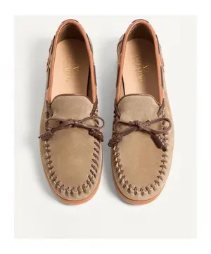 Valentino Garavani Palm Avenue Slip-on Boat Shoes - Brown