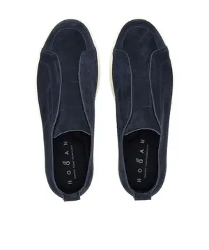 Hogan Round Toe Sneakers - Black