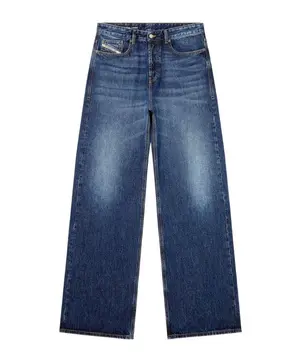 DIESEL® D-rise Wide Leg Jeans - Blue
