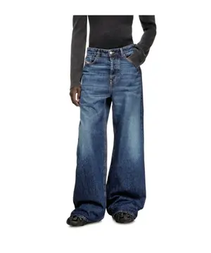 DIESEL® D-rise Wide Leg Jeans - Blue