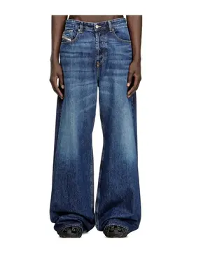 DIESEL® D-rise Wide Leg Jeans - Blue
