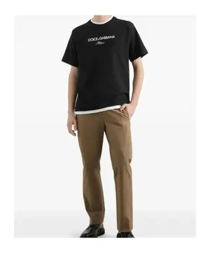 Dolce & Gabbana Logo-embroidered T-shirt