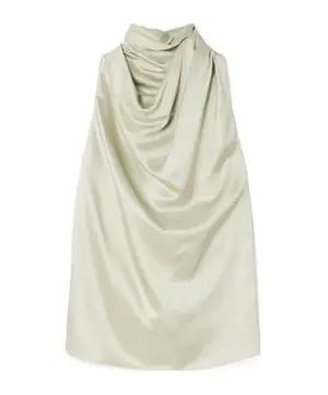 Altuzarra Draped Silk-satin Top - No