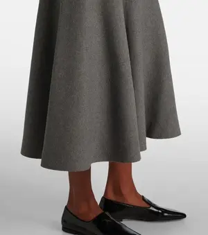 THE FRANKIE SHOP Gabrielle Knitted Midi Skirt