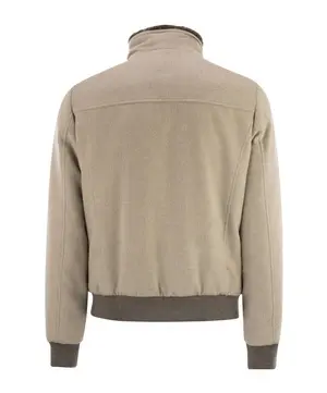 MOORER Padded Bomber Jacket