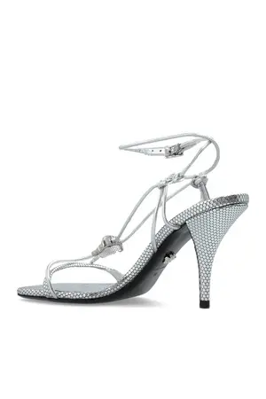 Versace Square-toe Heeled Sandals