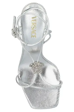 Versace Square-toe Heeled Sandals