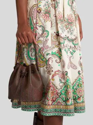 Etro Mini Paisley Bucket Bag