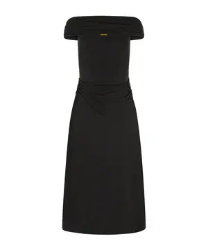 Michael Kors Off-the-shoulder Midi Dress