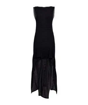 Alaïa Alaia Knitted Short Ruffled Dress No