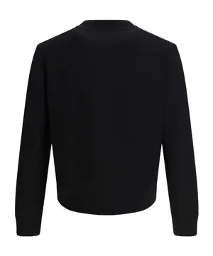 Acne Studios Appliqué V-neck Cardigan - Black