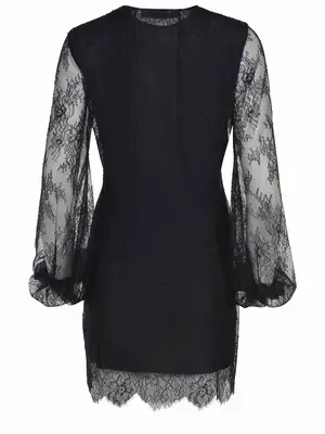 Philosophy Di Lorenzo Serafini Lace Detailed Sheer Dress