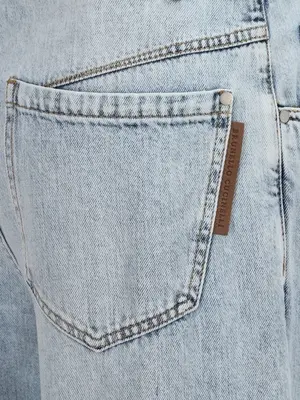Brunello Cucinelli High Waisted Wide-leg Jeans - Blue