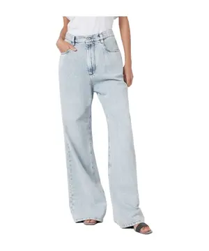 Brunello Cucinelli High Waisted Wide-leg Jeans - Blue