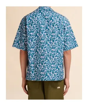 Marni Vibrations Print Poplin Bowling Shirt