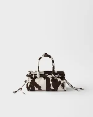 Prada Bonnie Mini Printed Leather Handbag - Multicolor