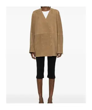 TOTEME Double-breasted Suede Jacket
