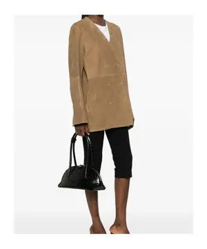 TOTEME Double-breasted Suede Jacket