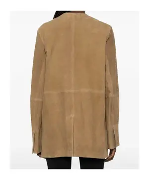 TOTEME Double-breasted Suede Jacket