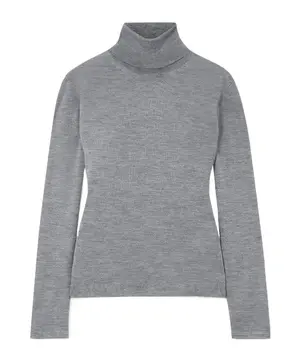 TOM FORD Turtleneck Knitted Top - Grey