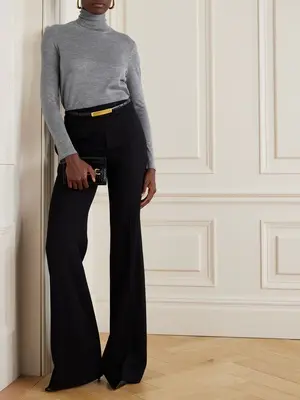 TOM FORD Turtleneck Knitted Top - Grey