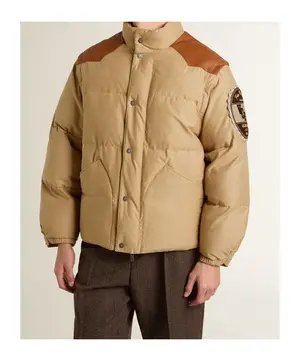 GOLDEN GOOSE Detachable Sleeve Padded Bomber Jacket