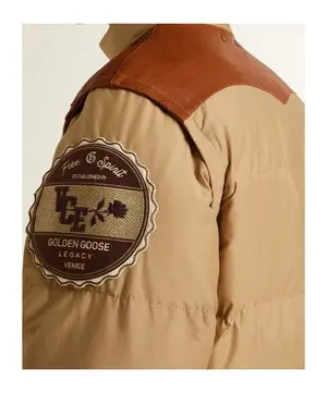 GOLDEN GOOSE Detachable Sleeve Padded Bomber Jacket