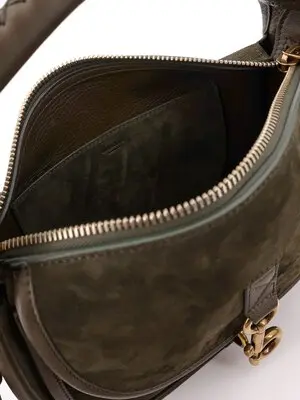 Burberry Small Clip Foldover-top Tote Bag - Black
