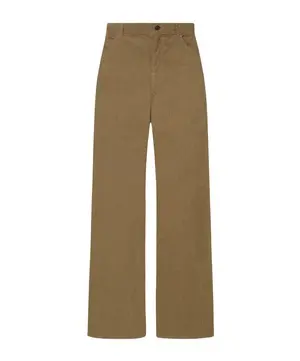 THE ROW Eglitta Corduroy Trousers - Light Brown