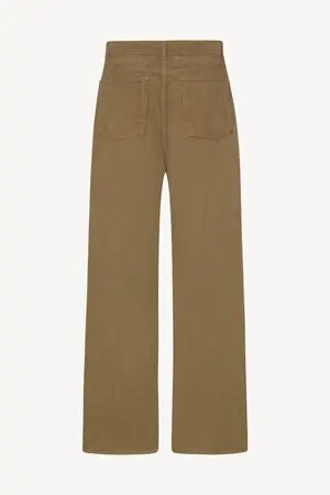 THE ROW Eglitta Corduroy Trousers - Light Brown