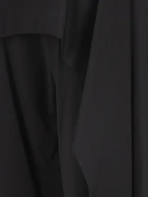 Loewe Pleated Ruffled Trousers - Black