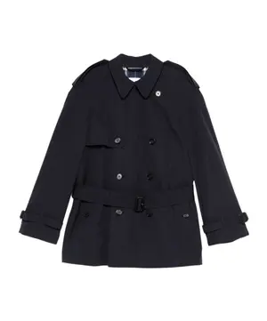Burberry Button Belted Coat