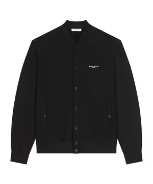 Givenchy Embroidered Logo Button-up Jacket