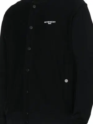Givenchy Embroidered Logo Button-up Jacket