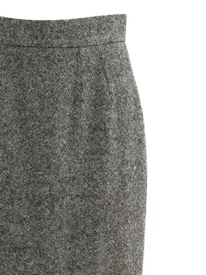 Dolce & Gabbana Back Slit Midi Skirt