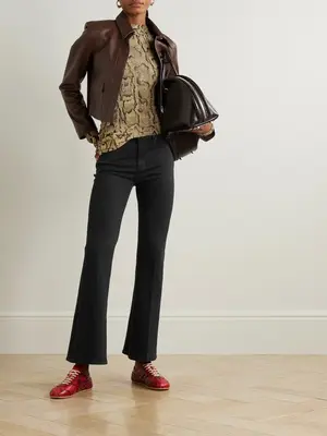 FRAME Low-rise Bootcut Jeans