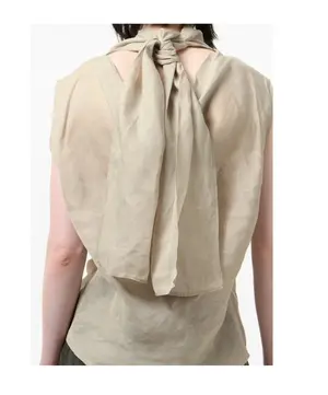 Our Legacy Virtuous Draped Sleeveless Top - Ash