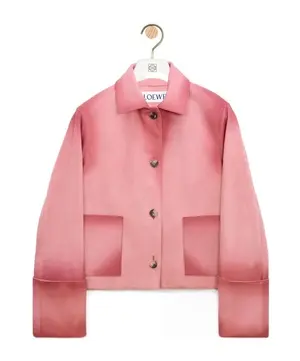 Loewe Faded-effect Turn-up Cuff Jacket - Pink