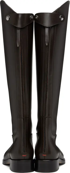 AeydĒ Zip-fastening Leather Knee-high Boots