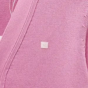 Acne Studios Appliqué V-neck Cardigan - Light Rose Pink