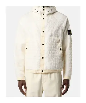 Stone Island Padded Hooded Jacket With Anti-drop And Wind Resistance