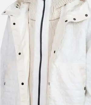 Stone Island Quilted Hooded Jacket