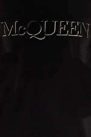 Alexander McQueen Logo Embroidered T-shirt