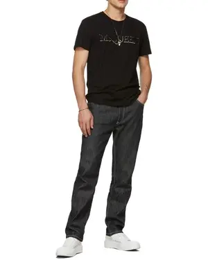 Alexander McQueen Logo Embroidered T-shirt