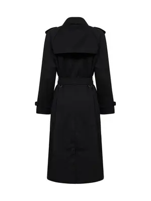 Burberry Double Breasted Belted Trench Coat