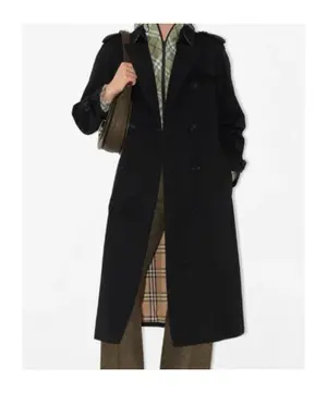 Burberry Double Breasted Belted Trench Coat