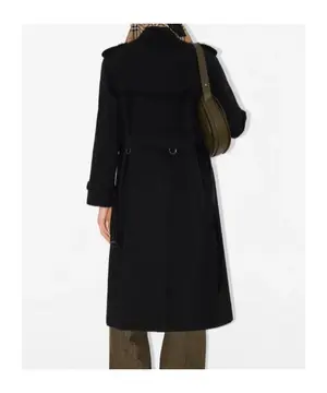 Burberry Double Breasted Belted Trench Coat