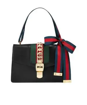 Gucci Sylvie Small Shoulder Bag - Black
